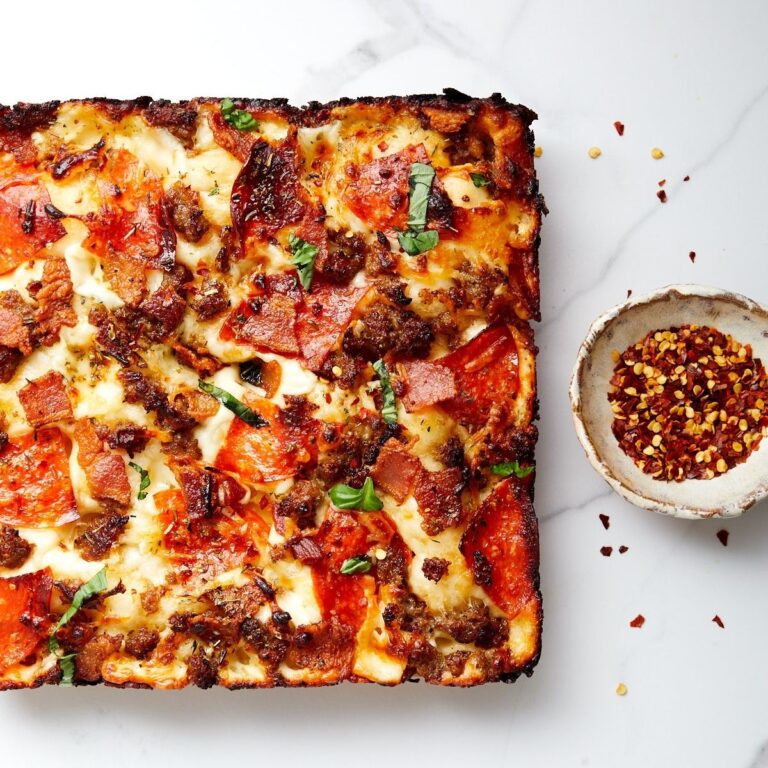 Detroit-Style Pizza Recipe - Savory Spicerack