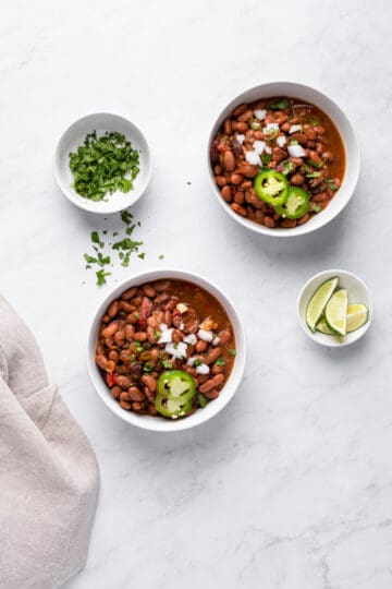 Easy Slow Cooker Charro Beans - Savory Spicerack